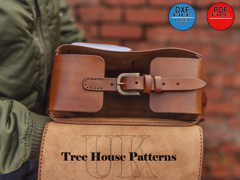 Military Backpack Leather Pattern: Rucksack PDF, DXF - Etsy