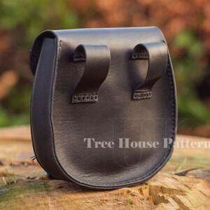 Scottish Sporran Belt Bag Leather Pattern PDF - Etsy
