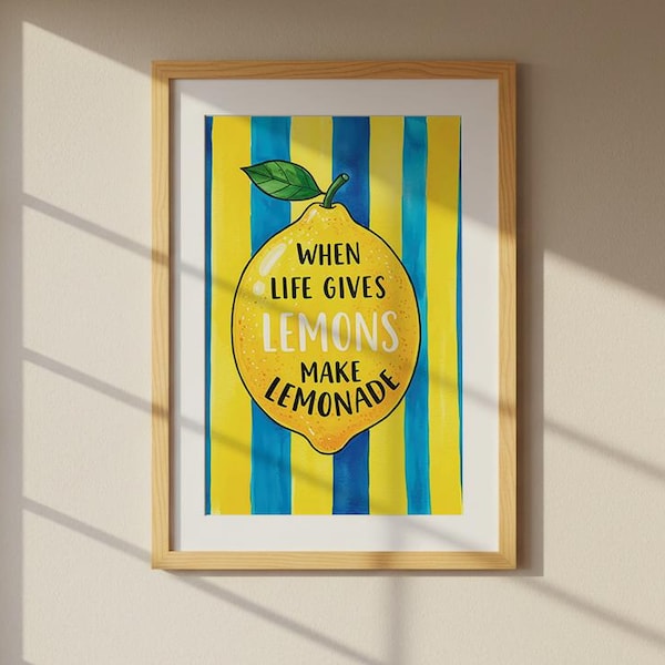 Lemon Kitchen - Etsy