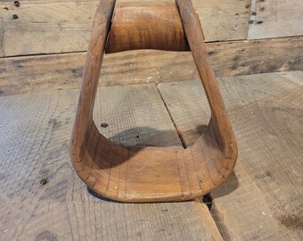 Vintage Wooden Stirrups, Horse Stirrups, Equestrian Decor, Rustic Decor ...