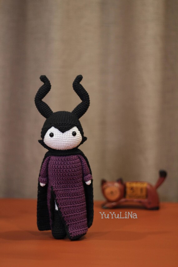 Halloween Doll Crochet Pattern Amigurumi Black Witch PDF - Etsy