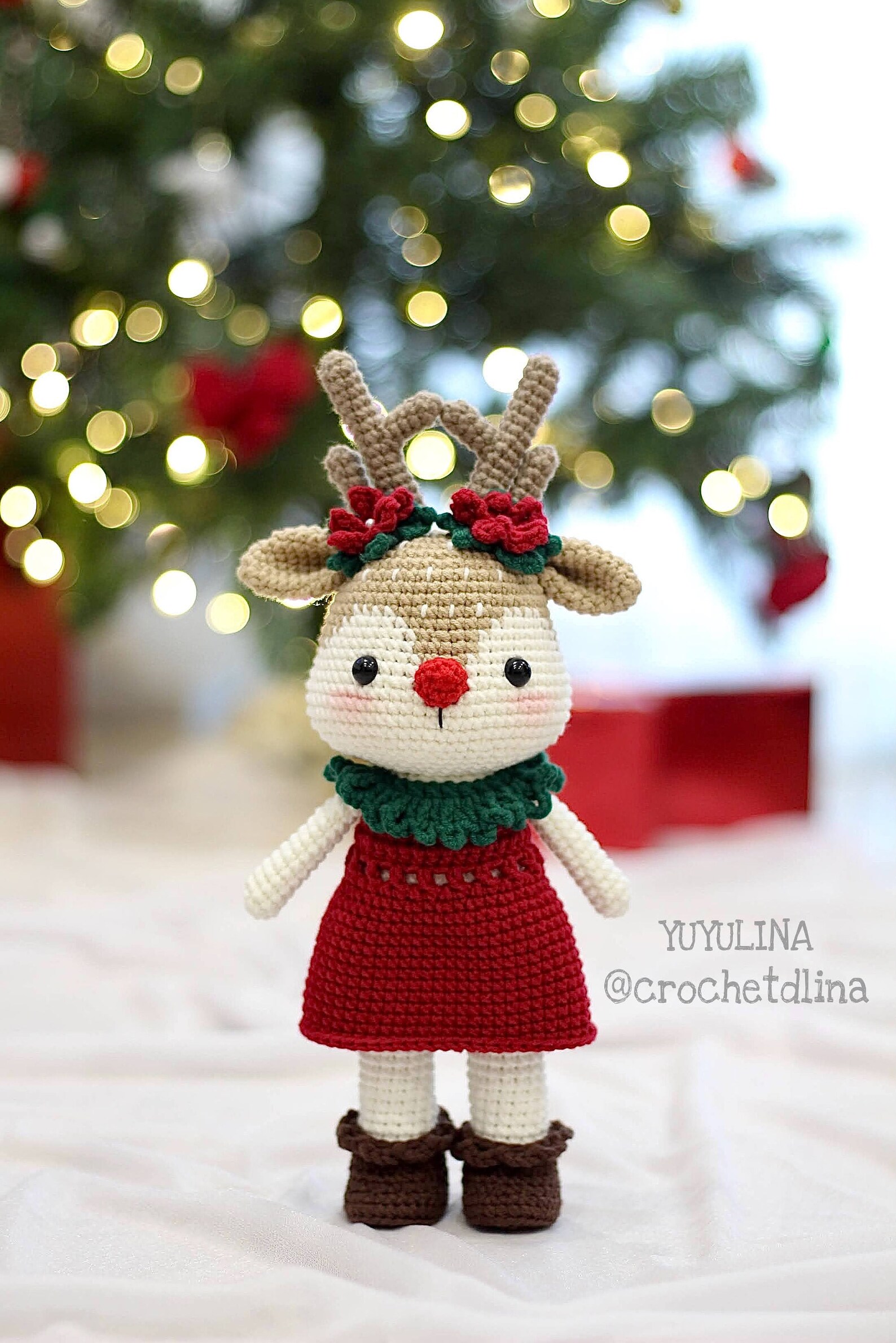 Crochet Pattern , the Little Reindeer for Christmas - PDF , Instant ...