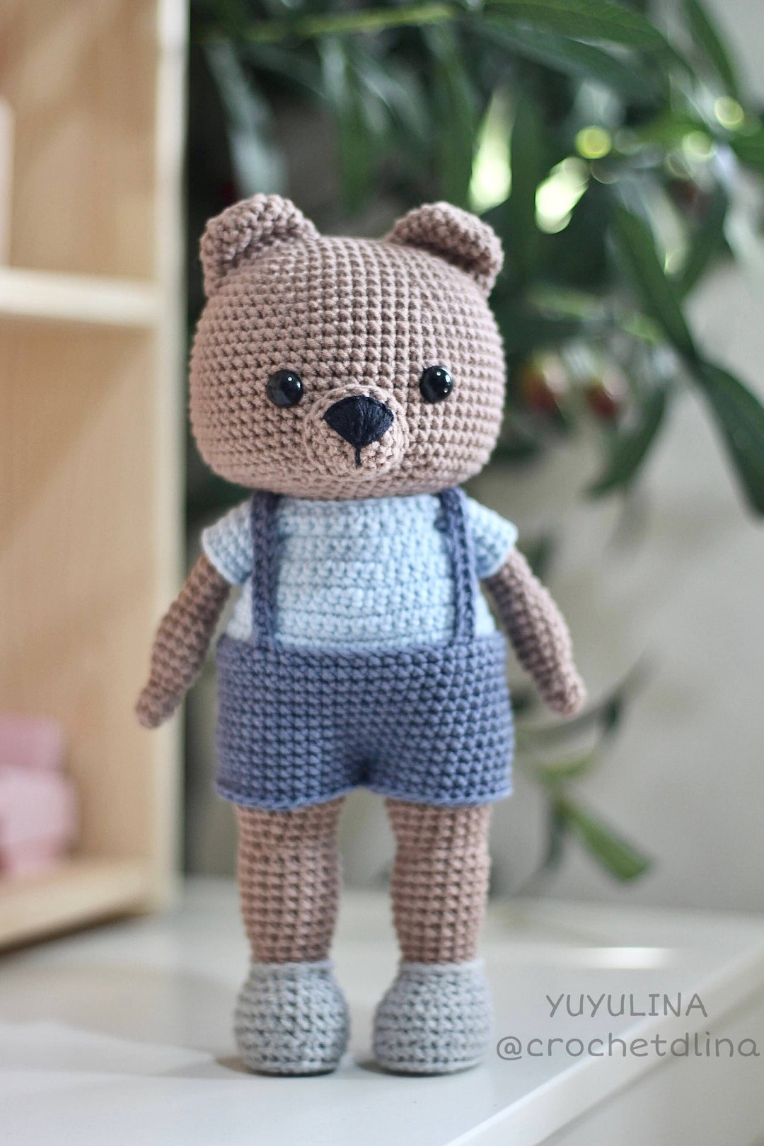 Bear Crochet Pattern, Crochet Amigurumi Pattern , PDF File , Instant ...