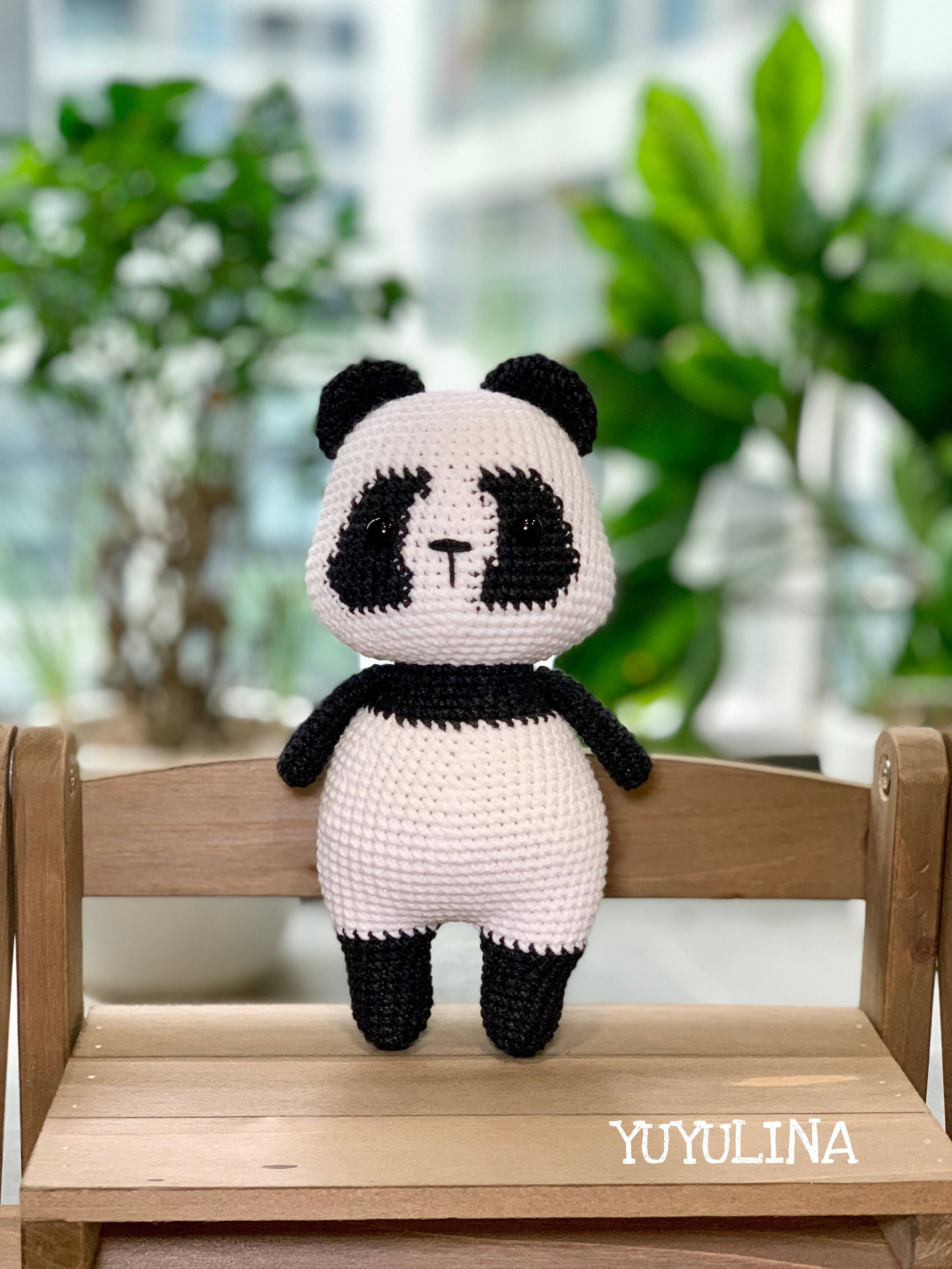 Crochet Pattern Amigurumi,kiki the Panda, Panda Crochet (PDF) - Etsy