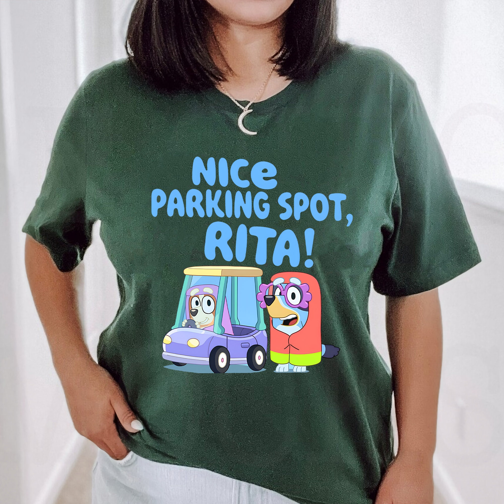 Bluey Png, Nice Parking Spot Rita Stickers PNG, Bluey Family Png, Decal ...