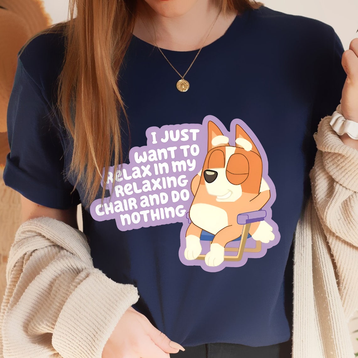 Bluey Png, Bluey Funny Relaxing PNG, Bluey Family Png, Decal Files ...