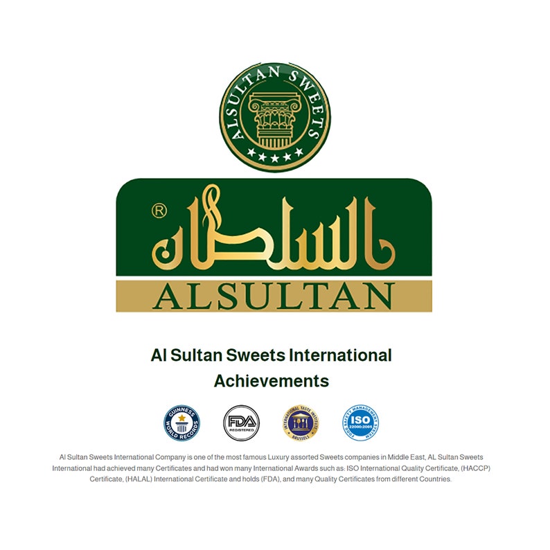 A Luxurious 1 Kg/2.2lb Box of Arabic Sweet From Alsultan International ...