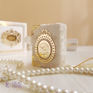 Luxury Islamic Gift Set Custom Mini Quran and Rosary, Islamic Occasions ...