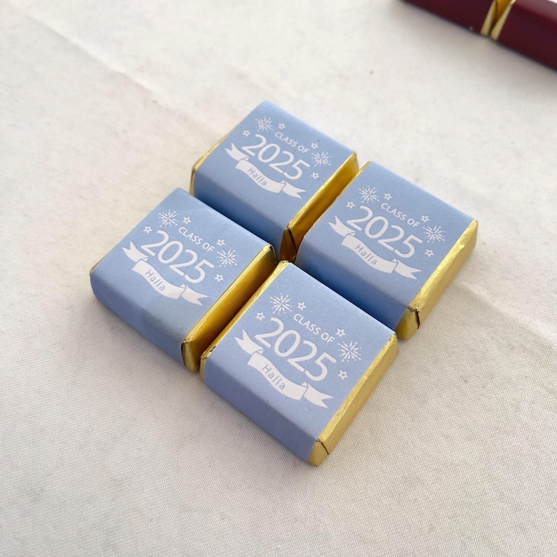 Personalized Dubai Chocolate Graduation Favors, Class of 2025 - Etsy