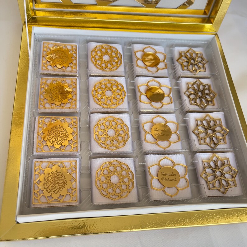 Ramadan Chocolate Box Favors, Ramadan Favors, Eslamic Chocolate, Arabic ...
