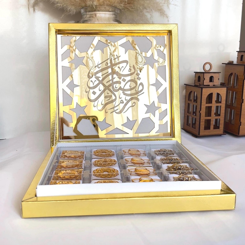 Ramadan Chocolate Box Favors, Ramadan Favors, Eslamic Chocolate, Arabic ...