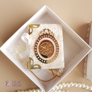 Luxury Islamic Gift Set Custom Mini Quran and Rosary, Islamic Occasions ...