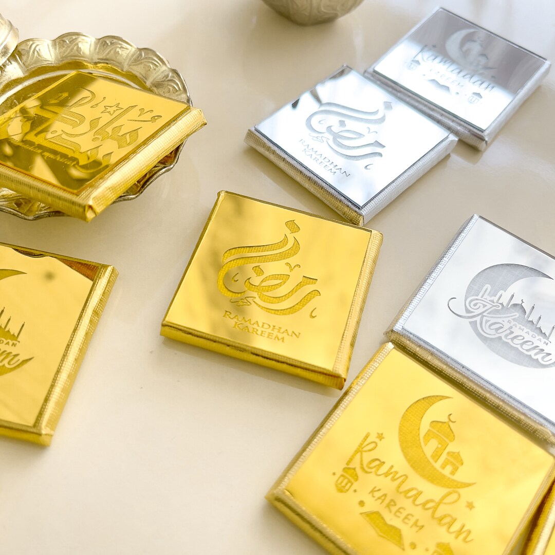 Ramadan Chocolate Favors, Ramadan Favors, Eslamic Chocolate, Arabic ...