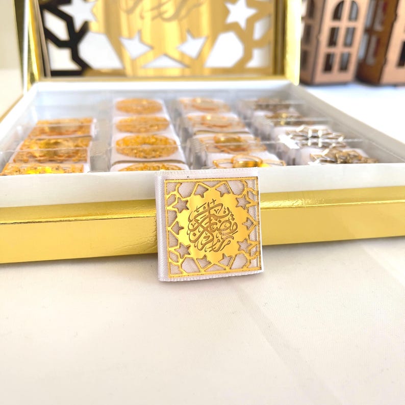 Ramadan Chocolate Box Favors, Ramadan Favors, Eslamic Chocolate, Arabic ...