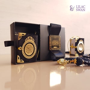 Luxury Islamic Gift Set Custom Mini Quran and Rosary, Islamic Occasions ...