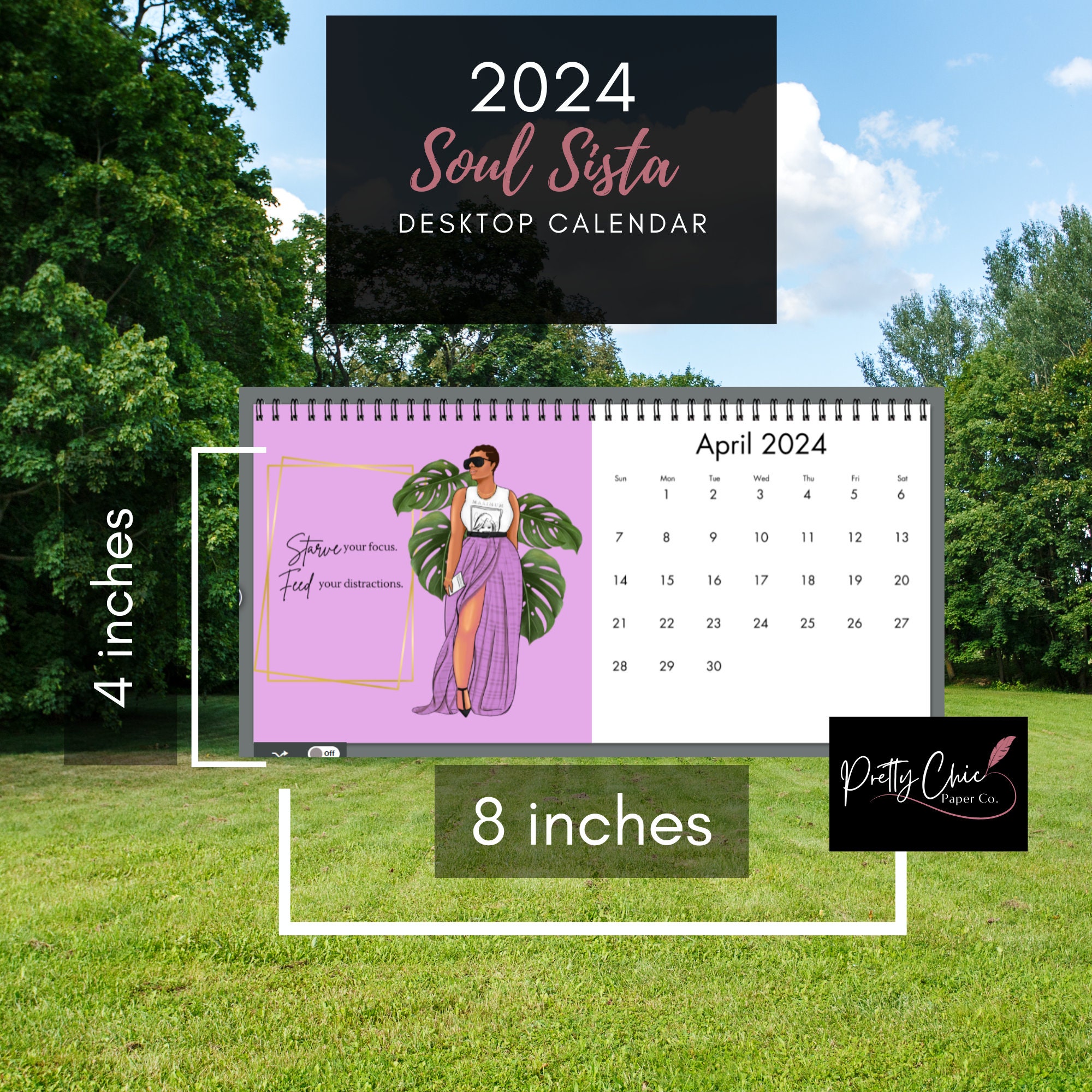 2024 Soul Sista Calendar wall or Desktop - Etsy