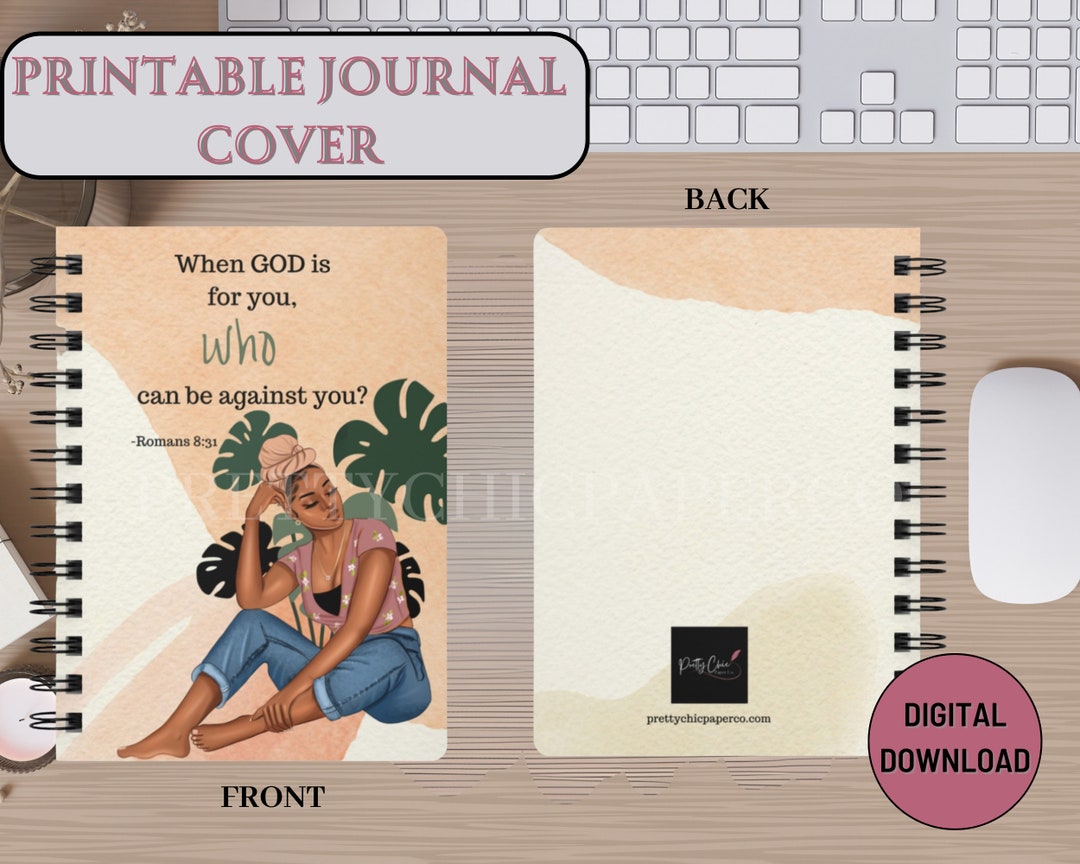Printable Journal Covers, Planner Notebook Covers, Digital Planner ...