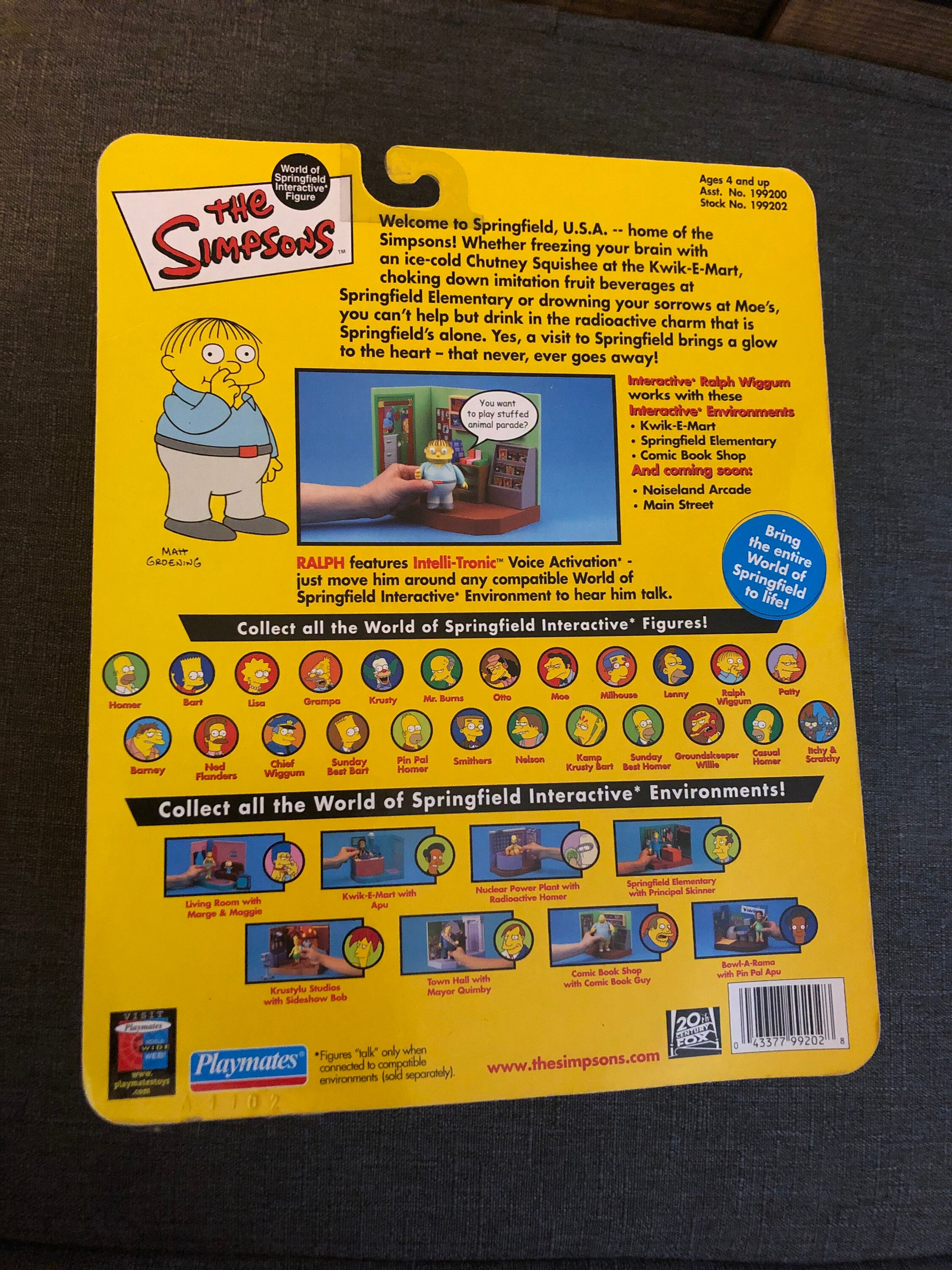 Simpsons Ralph Wiggum Playmates Figure - Etsy