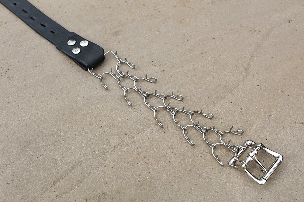 Small Size Cilice Garter Leg Belt, Handmade, Spiked, BDSM, Fetish ...