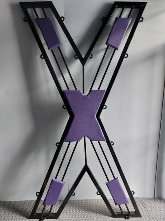 Bondage St Andrew Cross X-rack BDSM Metal Leather Choice - Etsy UK