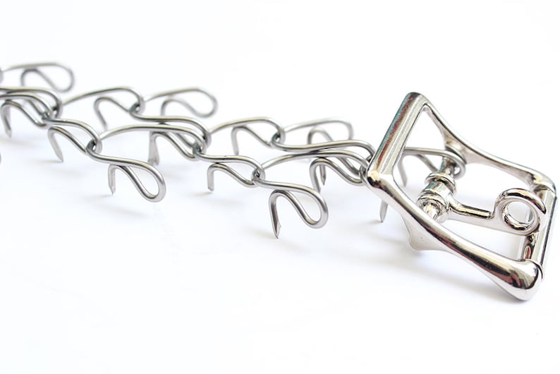 Large Size Cilice Garter Leg Belt, Handmade, Spiked, BDSM, Fetish ...