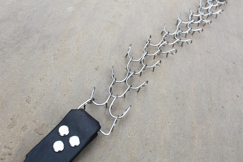 Large Size Cilice Garter Leg Belt, Handmade, Spiked, BDSM, Fetish ...