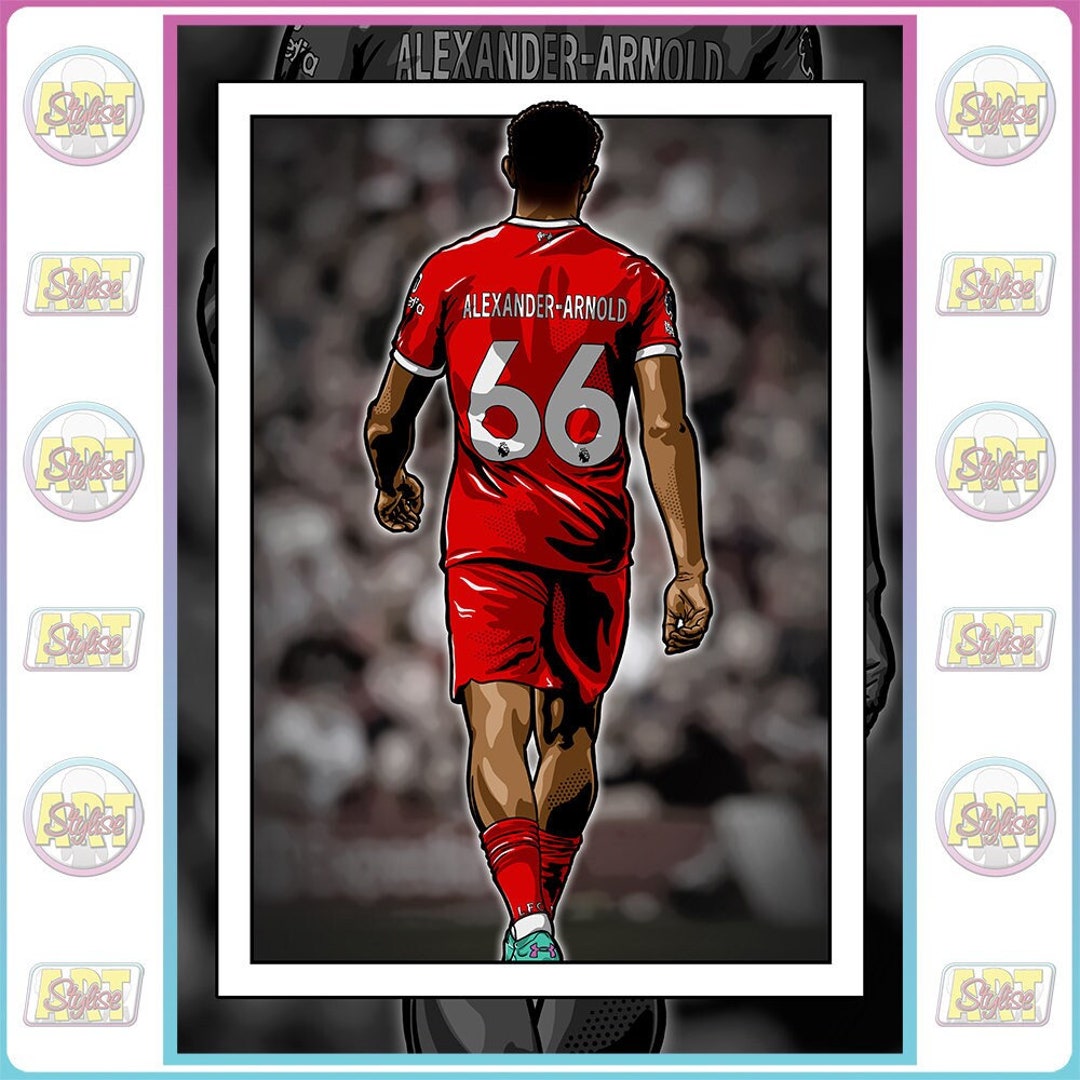 Trent Alexander-arnold Art Print Liverpool FC LFC Hand - Etsy