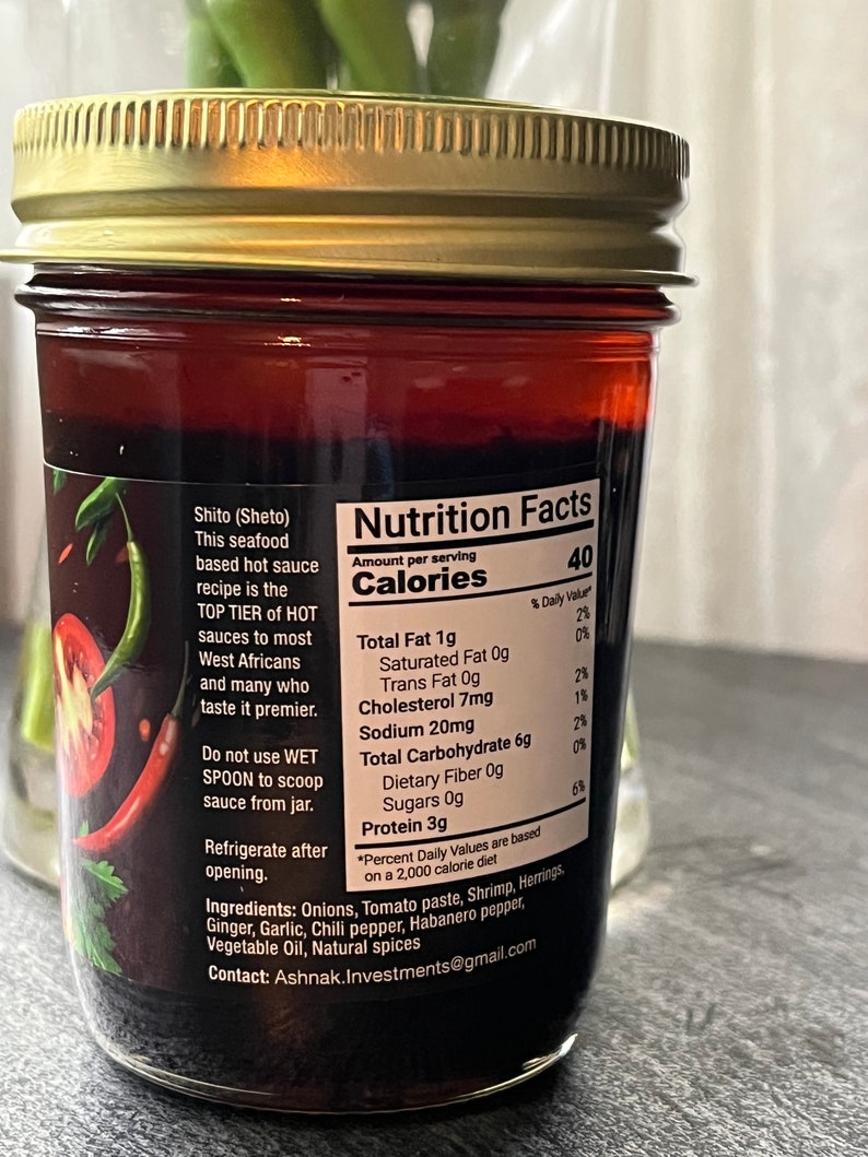 Authentic Ghanaian Shito - Etsy