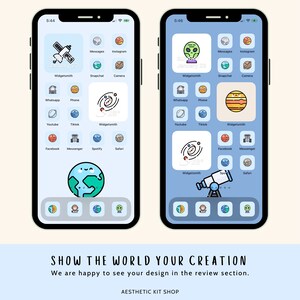 Cute Aesthetic App Icons for Ios & Android Kawaii Home Screen Decor ...