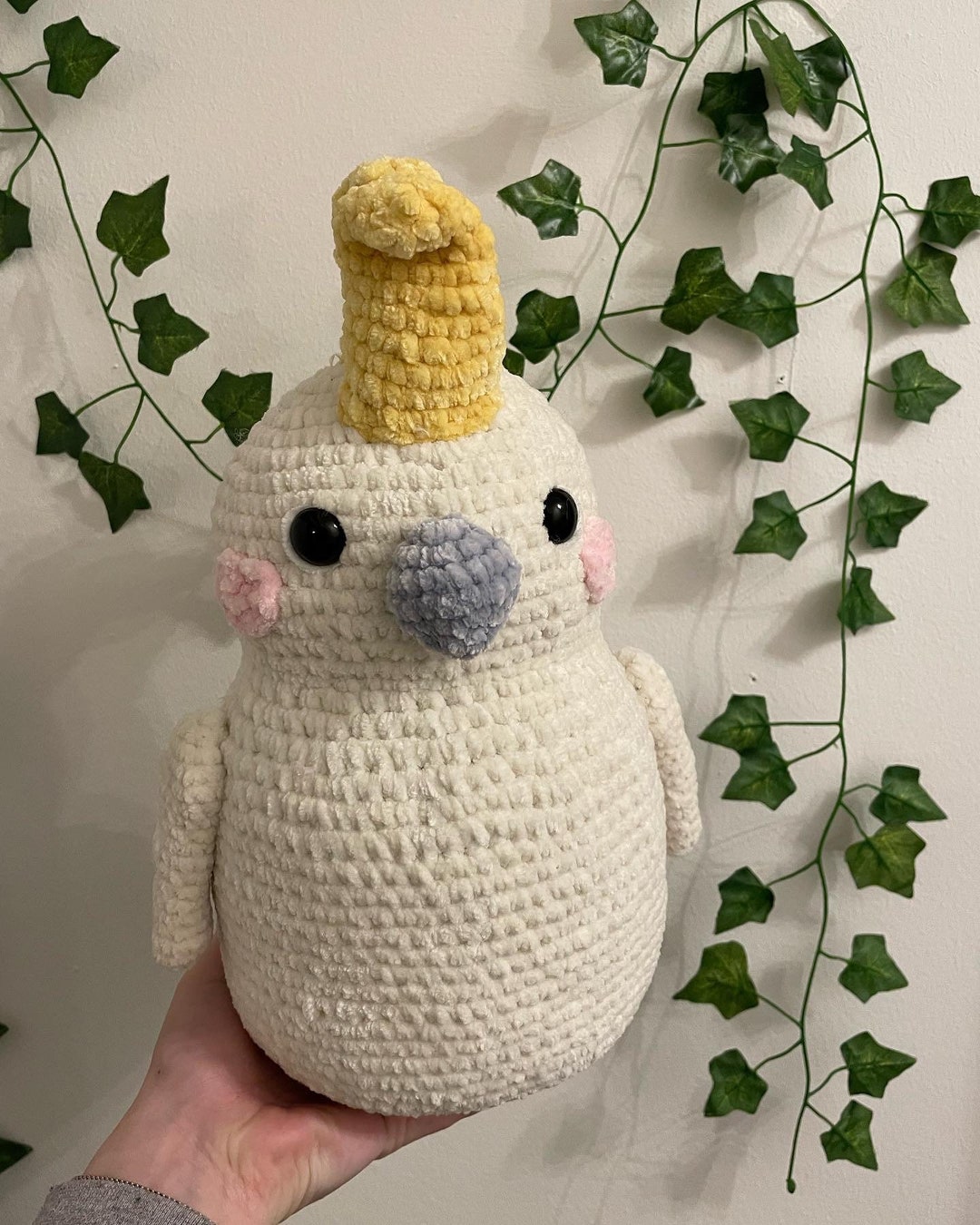 Cockatoo Crochet Animal Kawaii Cute Cuddly Toy - Etsy
