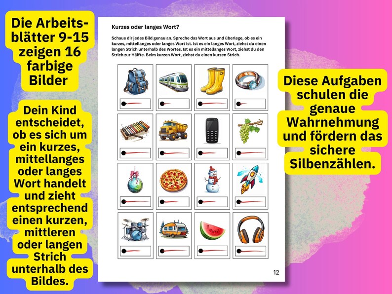 Primary School Worksheets, Templates for Schoolchildren, Phonological ...