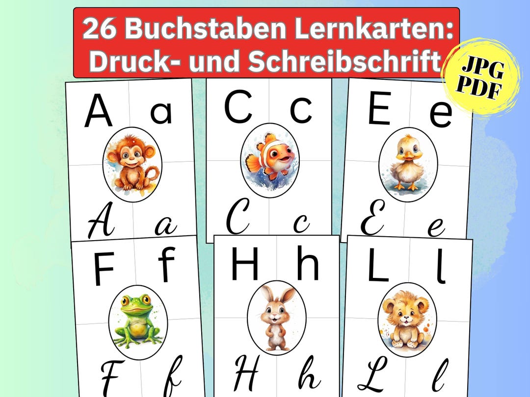 Learning Letters, Animal Alphabet, Learning the Abcs, ABC Cards ...