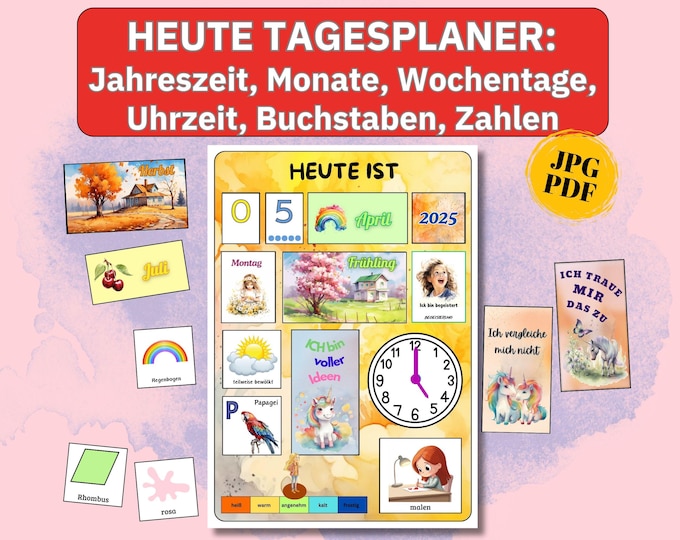 50 Icons Piktogramme Feste Feiertage Karten für Kinderkalender ...