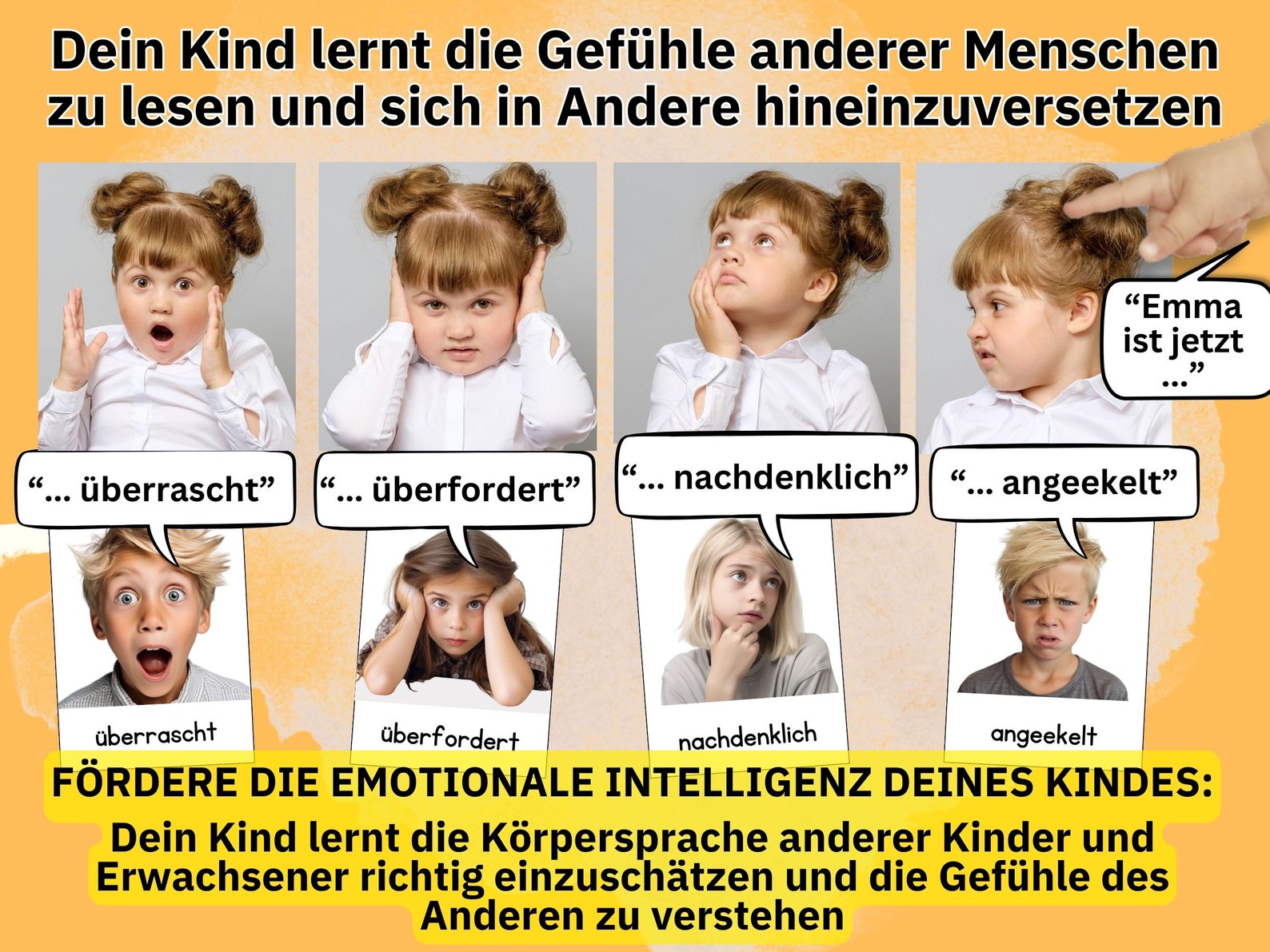Realistic Emotions German Cards Feelings, Feeling Cards Real Feelings ...