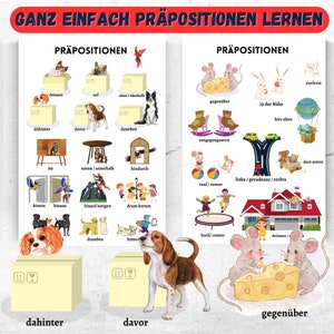 Learning Poster: Prepositions and Opposites | Learning Materials for ...