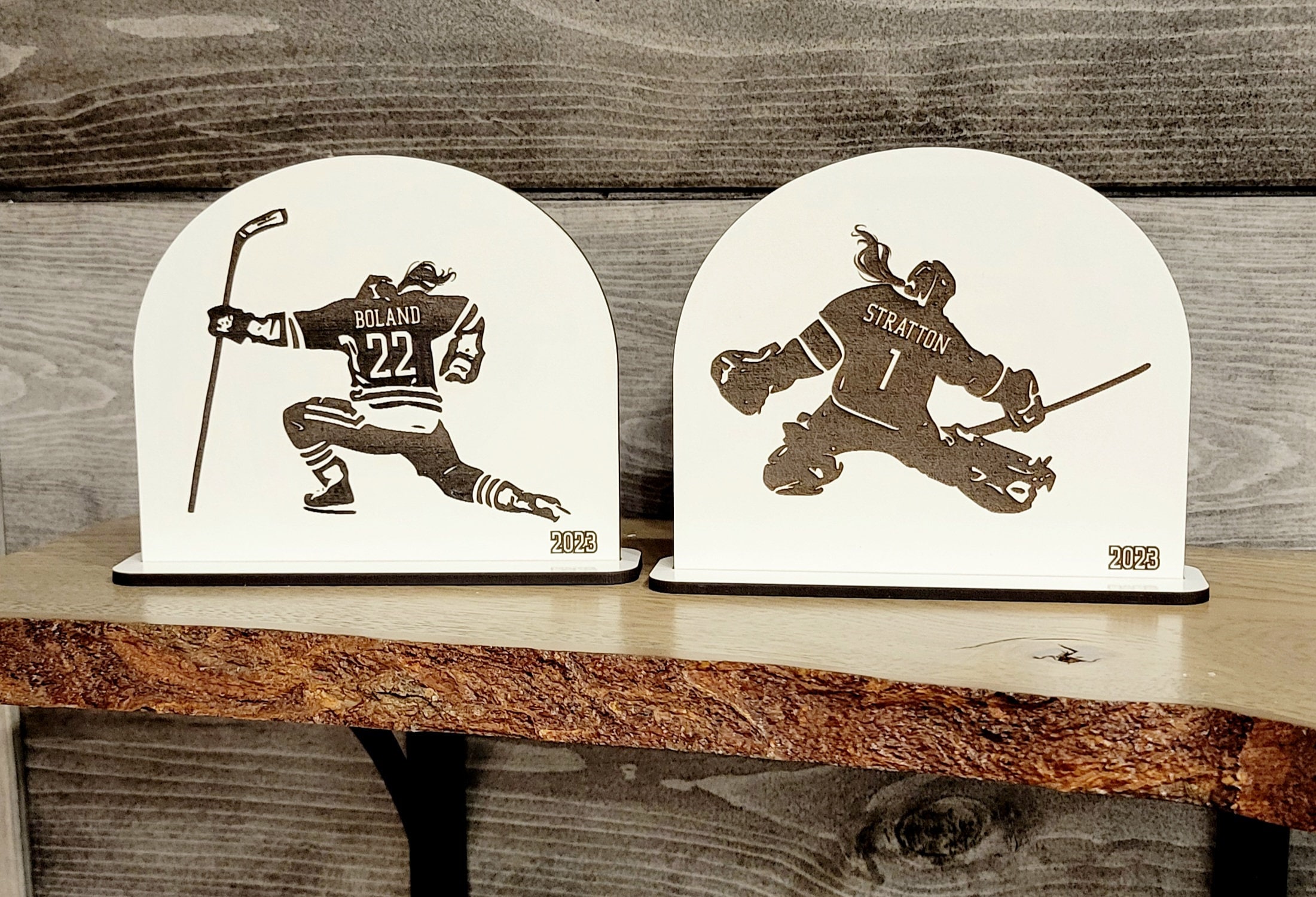 Glowforge | Lightburn | Customizable | Personalized | Girls Hockey Team ...