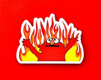 Elmo Fire Meme - Etsy