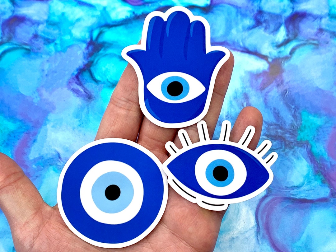 Evil Eye Stickers, Evil Eye Sticker Pack, Divine Protection Sticker ...