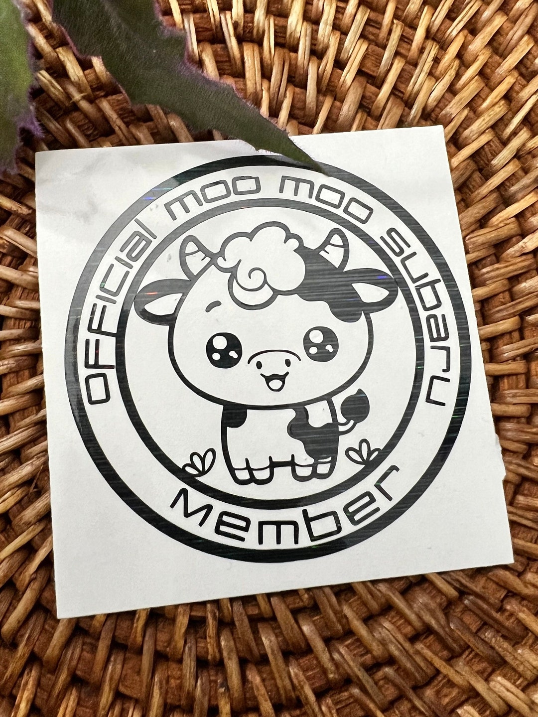 Official Moo Moo Subiemoo Member Decals, Water Bottle Decal, Decal ...