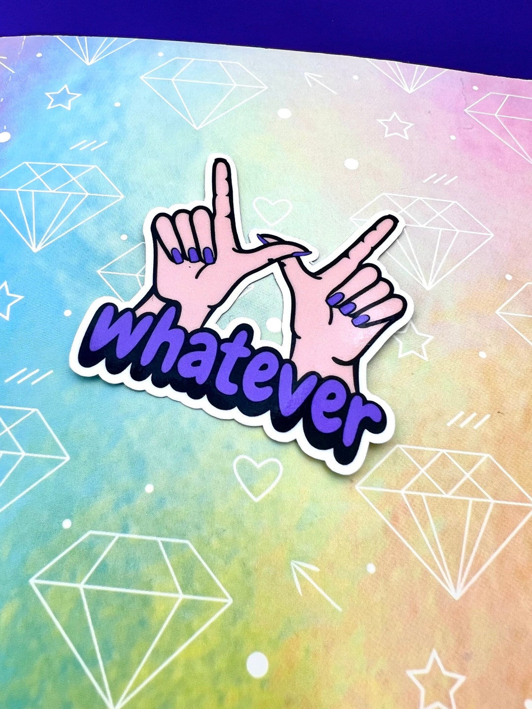 Whatever Sticker Whatever Loser Sticker Mental Health - Etsy