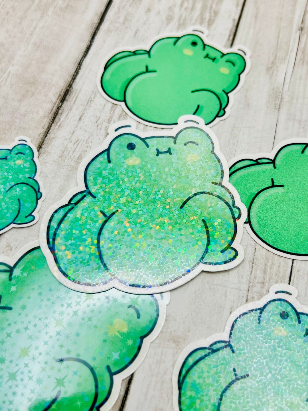 Frog Sticker, Big Booty Sticker, Vinyl Sticker, Funny Sticker, Water ...