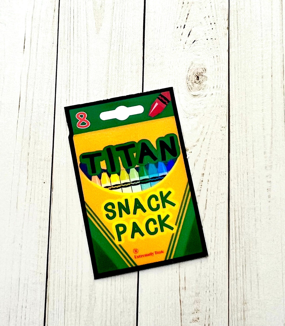 Snack Pack Sticker, Titan Sticker, Funny Gamer Sticker, Gamer Sticker ...