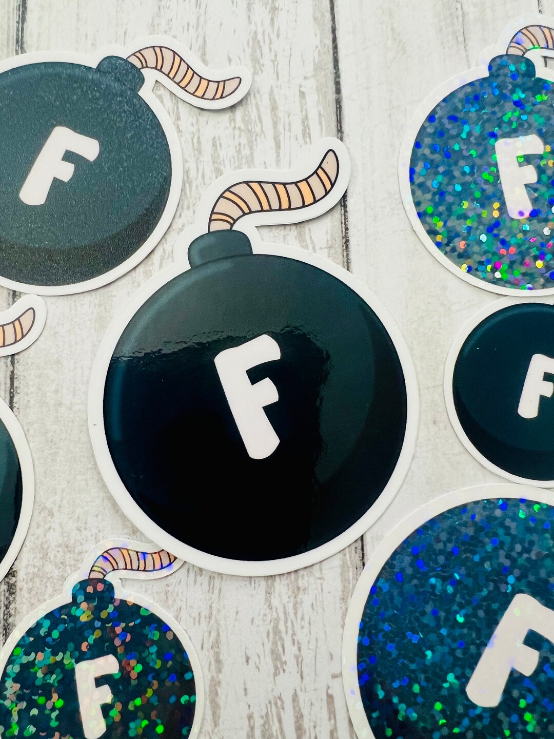 F Bomb Sticker, Vinyl Sticker, Funny Sticker, Water Bottle Stickers ...