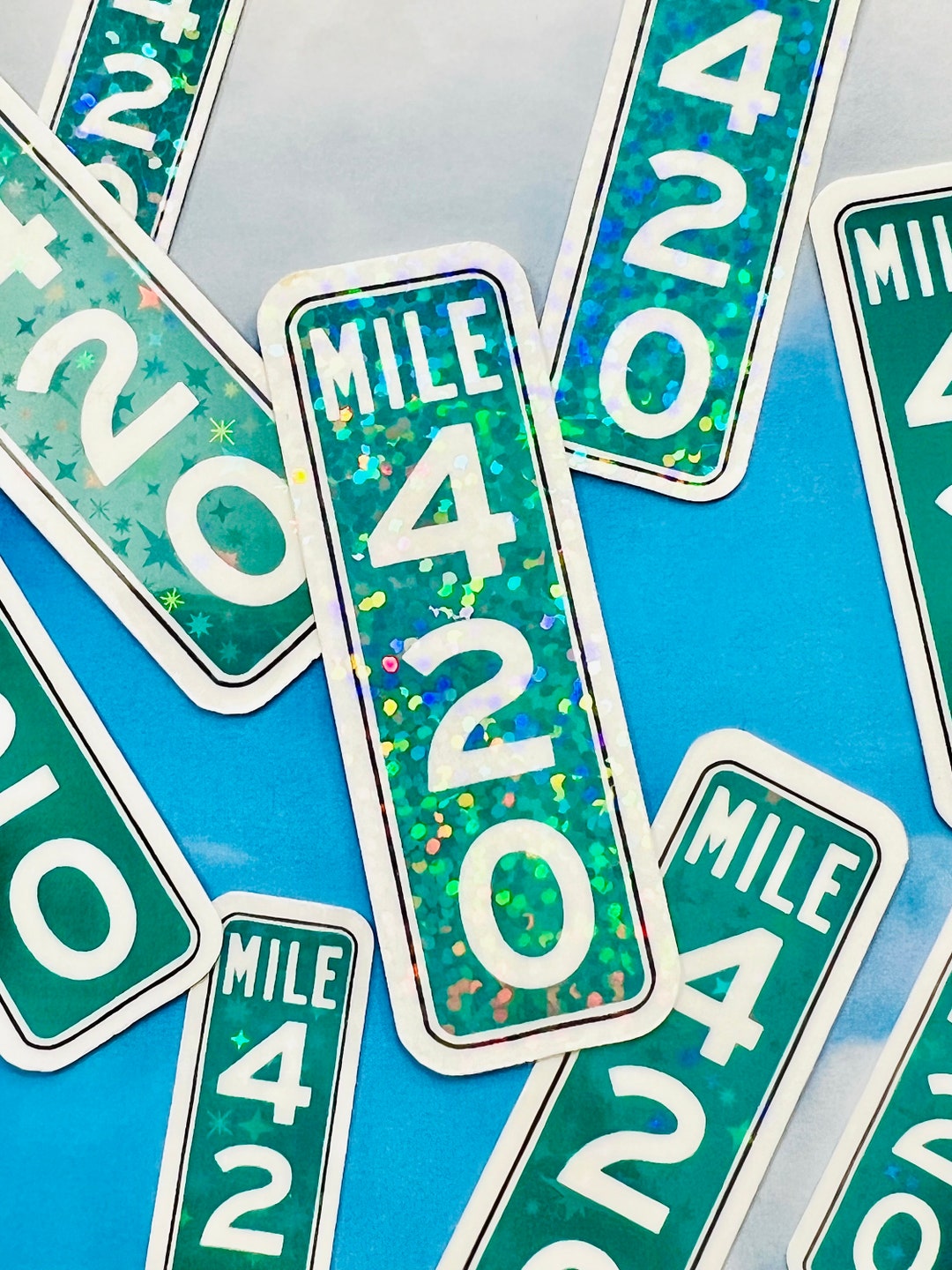 420 Mile Marker Sticker, Weed Stickers, Funny Sticker, Sarcastic ...