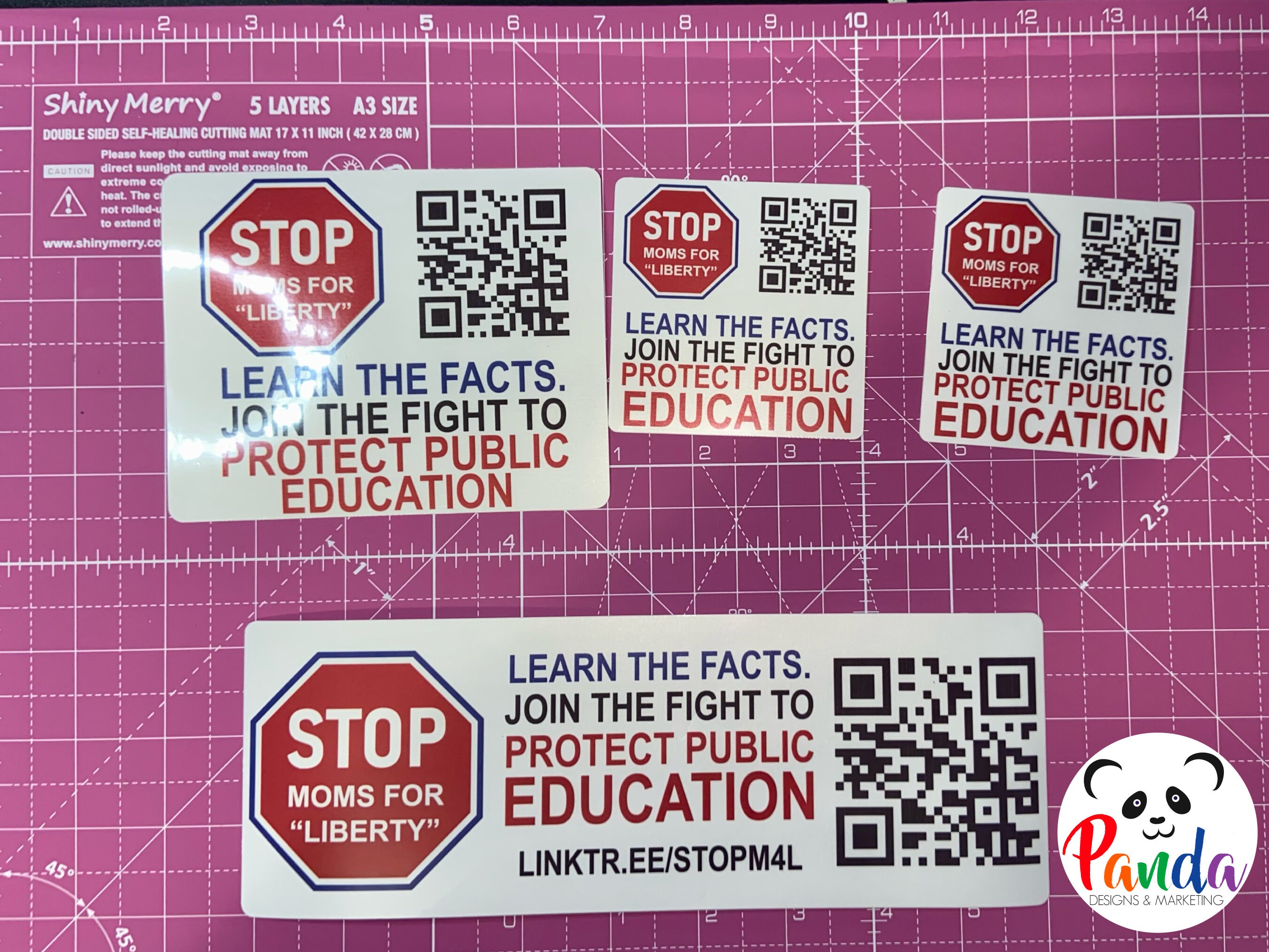 STOP Moms for Liberty QR Code Full Color Vinyl Sticker for - Etsy