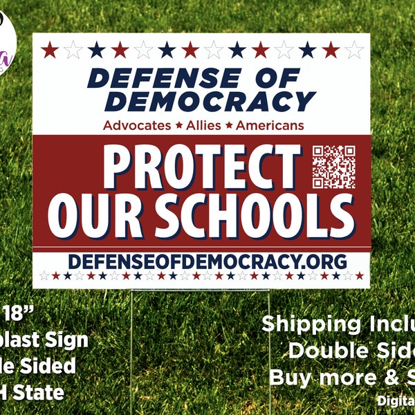 Democracy Sign - Etsy