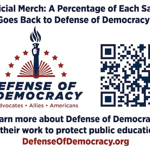 Embroidered Hat Defense of Democracy Logo on Cotton Twill 6-panel ...