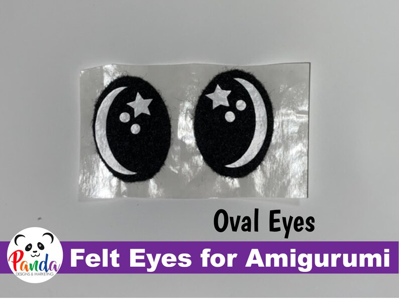 4 Pairs of Oval Shaped Eyes for Amigurumi crochet or Knit - Etsy