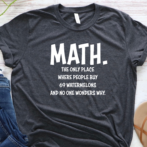 Funny Math Shirts - Etsy