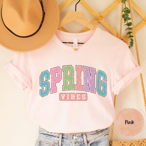 Spring Vibes Shirt, Spring Break Shirt,teacher Spring Tee Hello Spring ...